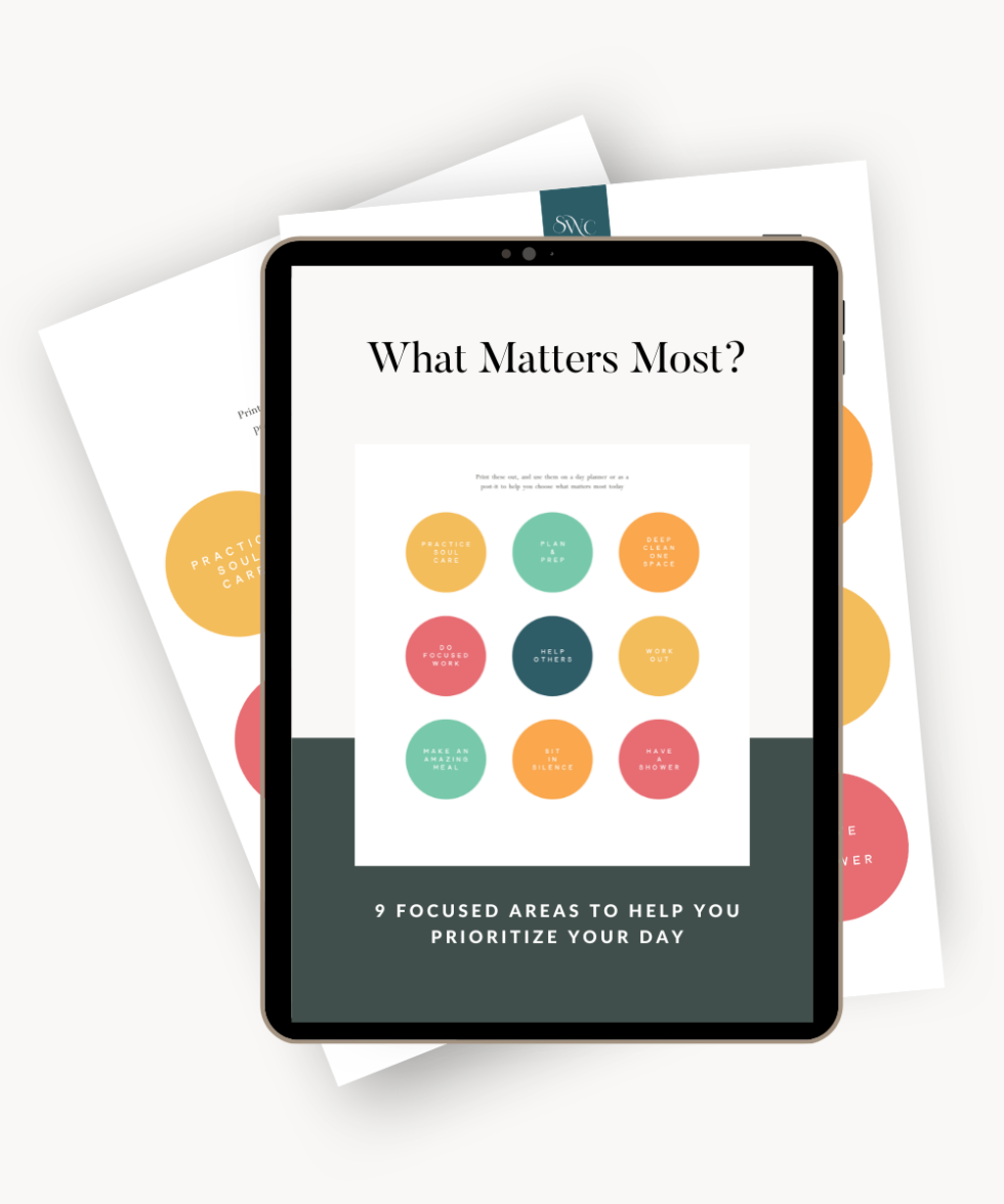 What Matters Most Today Free Printable - The Superwoman Code